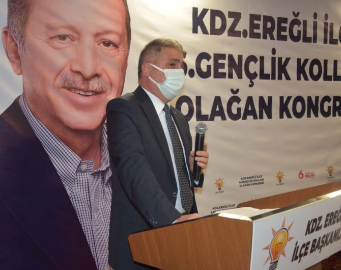 AK Parti Kdz. Ereğli Gençlik Kolları kongresini yaptı AK Parti Kdz. Ereğli Gençlik Kolları kongresini yaptı