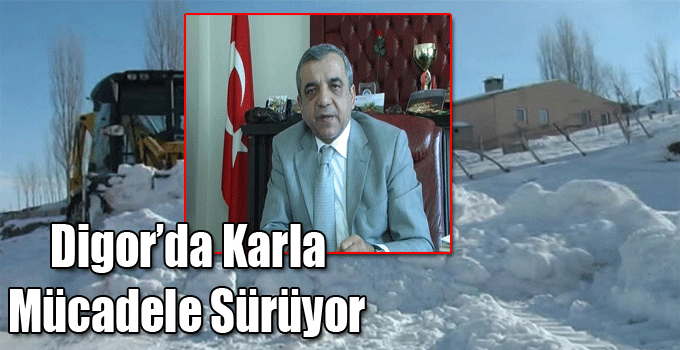 Digor'da Kar Mücadelesi